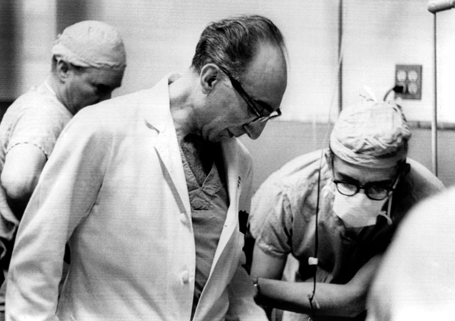 Dr. Michael Debakey Examining Photograph by Everett - Fine Art America