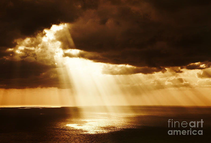 Dramatic sunset Photograph by Anna Om - Fine Art America
