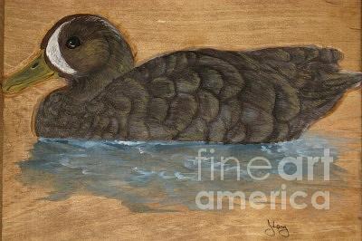 Duck Pyrography by John Lang - Fine Art America