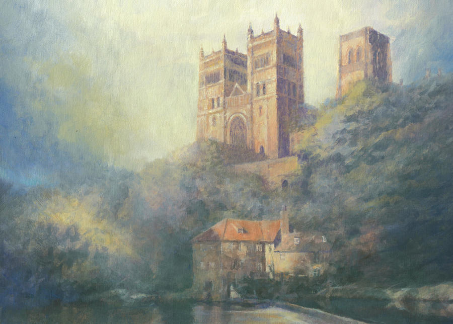 Durham Cathedral Painting by Peter Phillips - Fine Art America