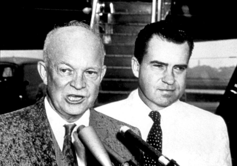 Dwight D. Eisenhower, Richard Nixon by Everett