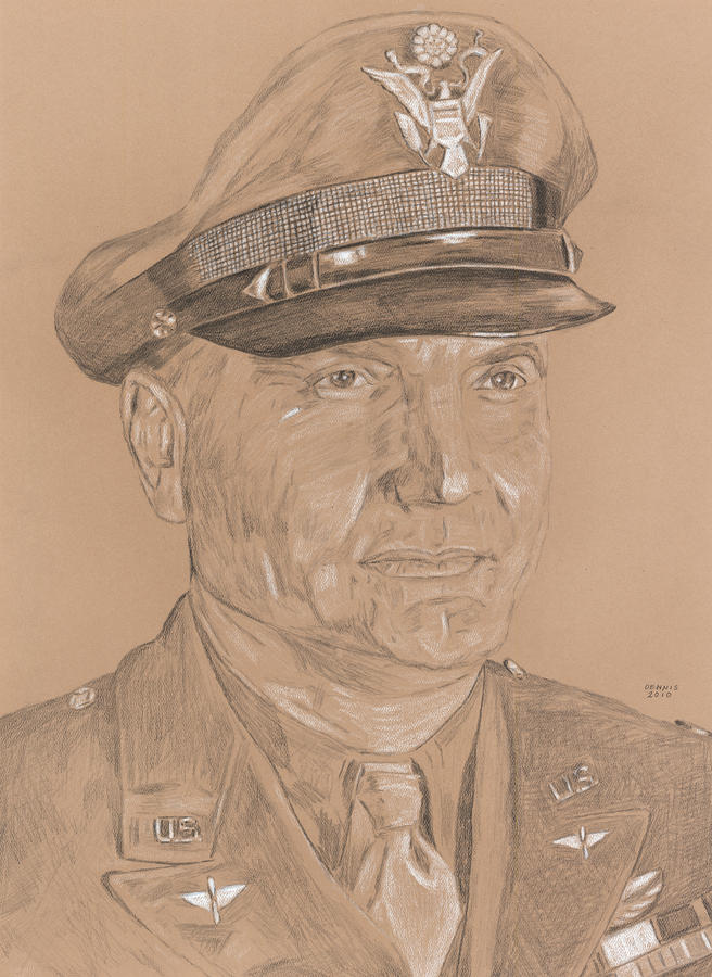 Eaker Drawing by Dennis Larson - Fine Art America