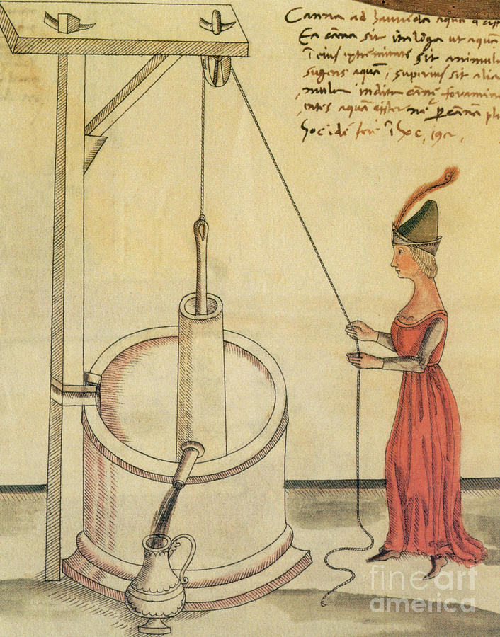Early Water Pump by Science Source