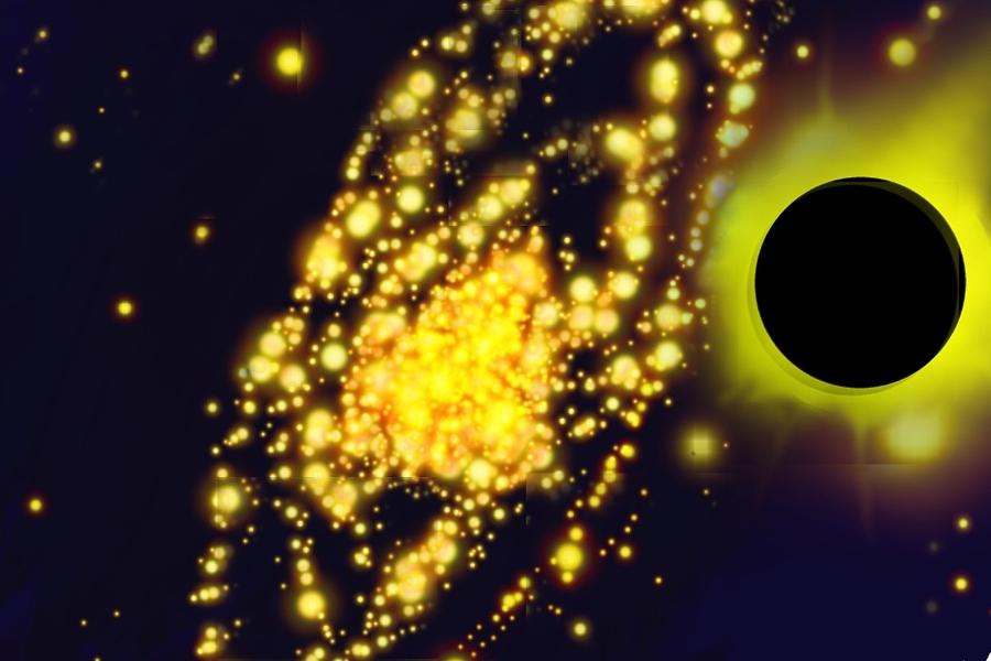 Eclipse Digital Art by Nicla Rossini - Fine Art America