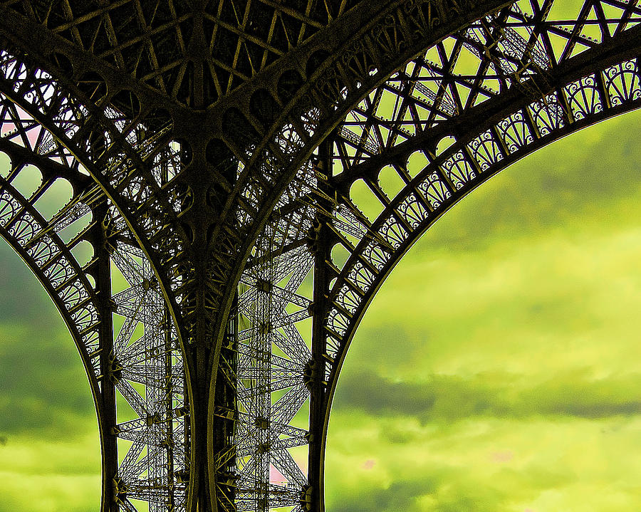 Eiffel Tower VI The Iron Lady Photograph by Jon Berghoff - Pixels
