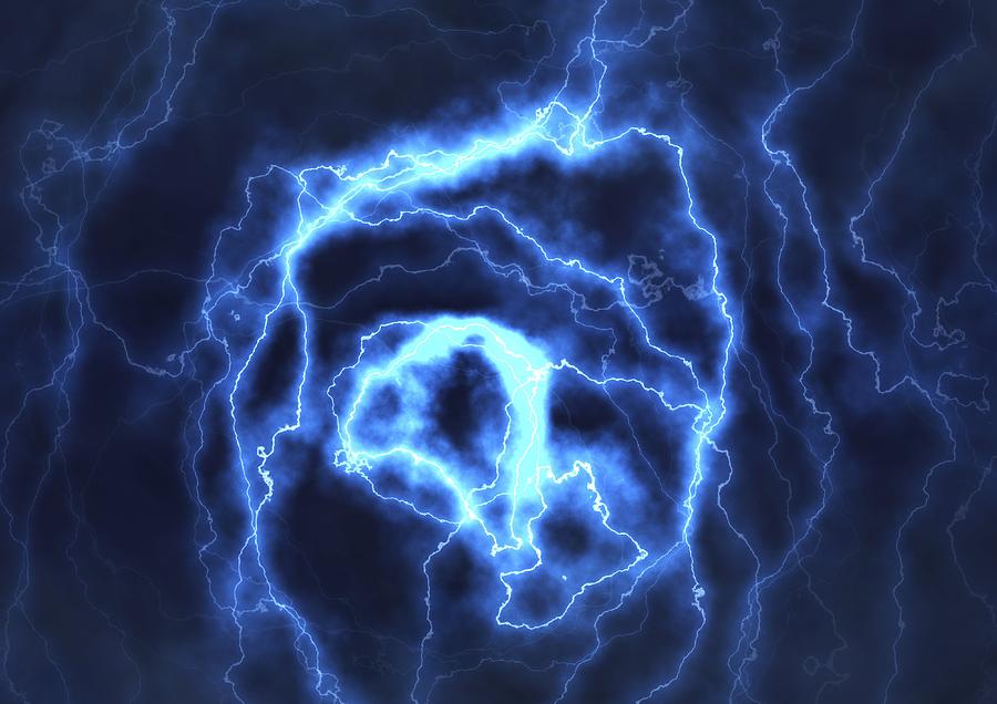 Electrical Effect, Computer Artwork by Science Photo Library