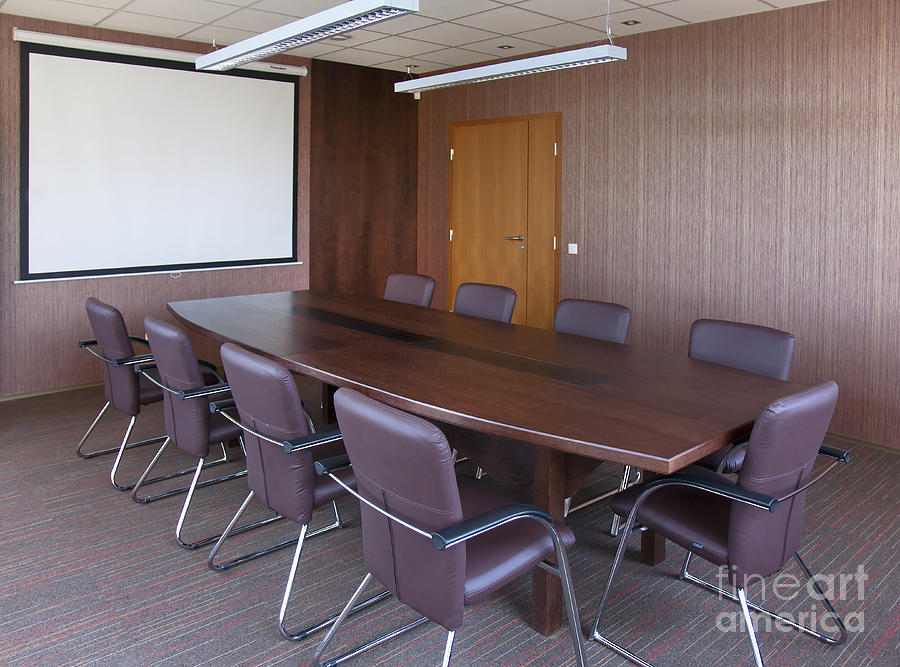 Empty Conference Room Photograph by Jaak Nilson | Fine Art America