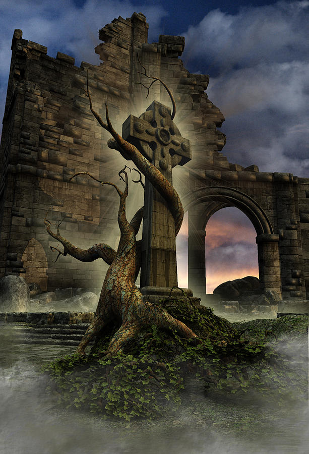 Enduring Cross Digital Art by Peter G Dobson - Fine Art America