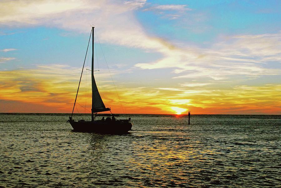 Evening Sailing Photograph by Gary Wonning - Fine Art America