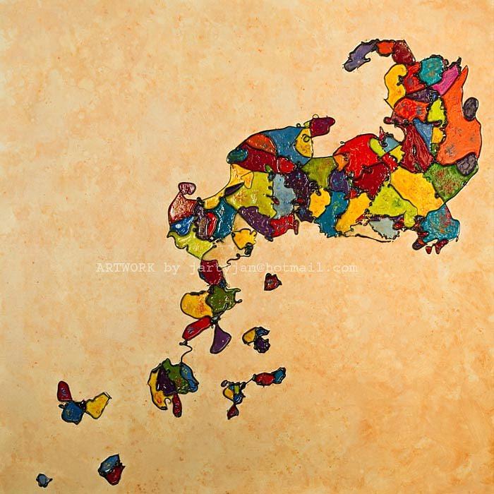 Evolution V Creationism Painting by Jan Farthing - Pixels