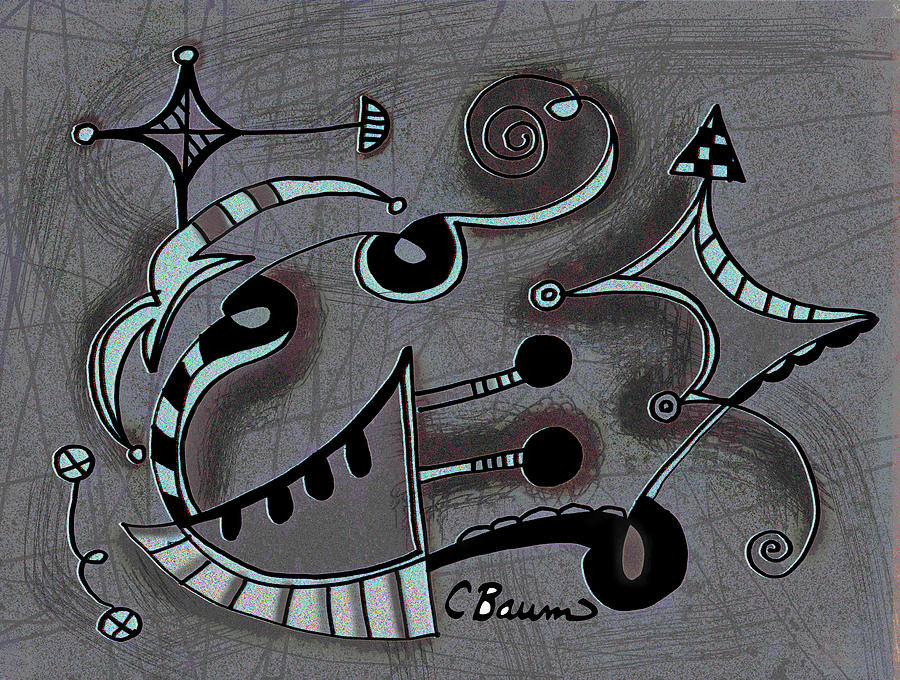 Experiment One Painting by C Baum - Pixels