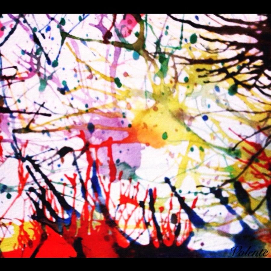 Explode Implode Painting by Gonzo Volente - Fine Art America