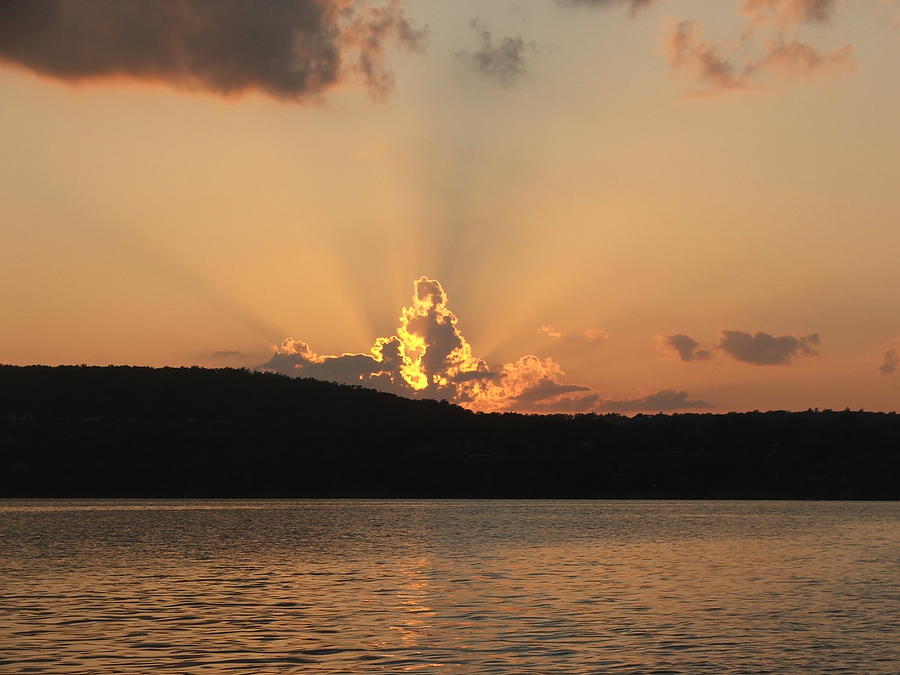 Explosive Sunset Photograph by Terri Cates - Fine Art America