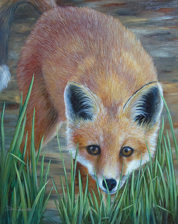 Eye Contact Painting by Dee Carpenter | Fine Art America