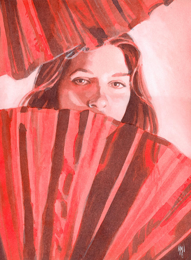 Fans Painting by Ken Meyer jr | Fine Art America