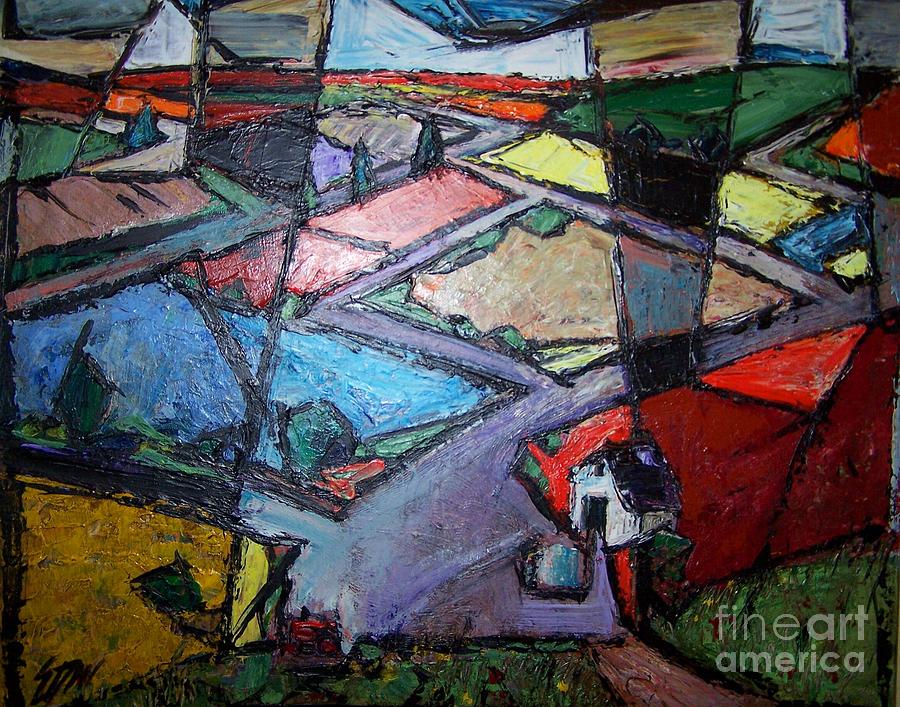 Fantasy Farm Painting by E Dan Barker - Fine Art America