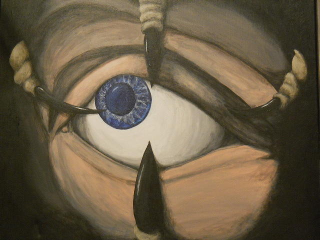 Fear Painting by Nancy Burkhardt - Fine Art America
