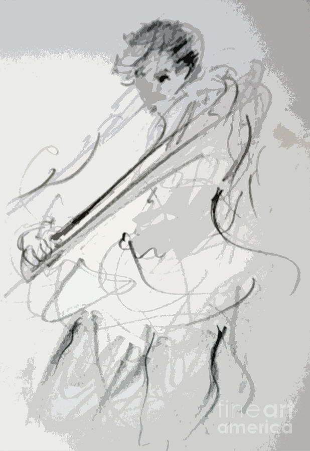 Fiddlework Drawing by Reza Sepahdari - Fine Art America