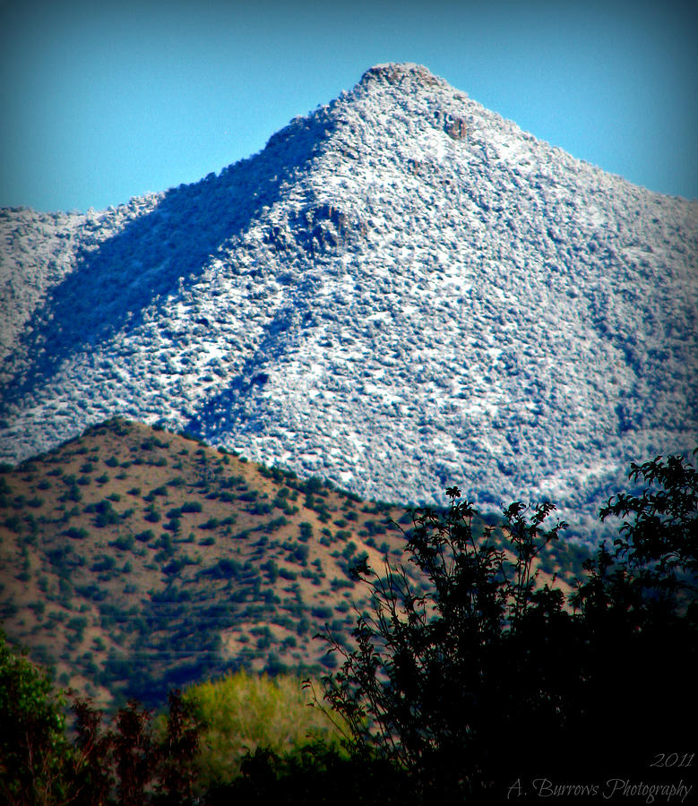 First Snowfall on Point 8300 Photograph by Aaron Burrows | Fine Art America