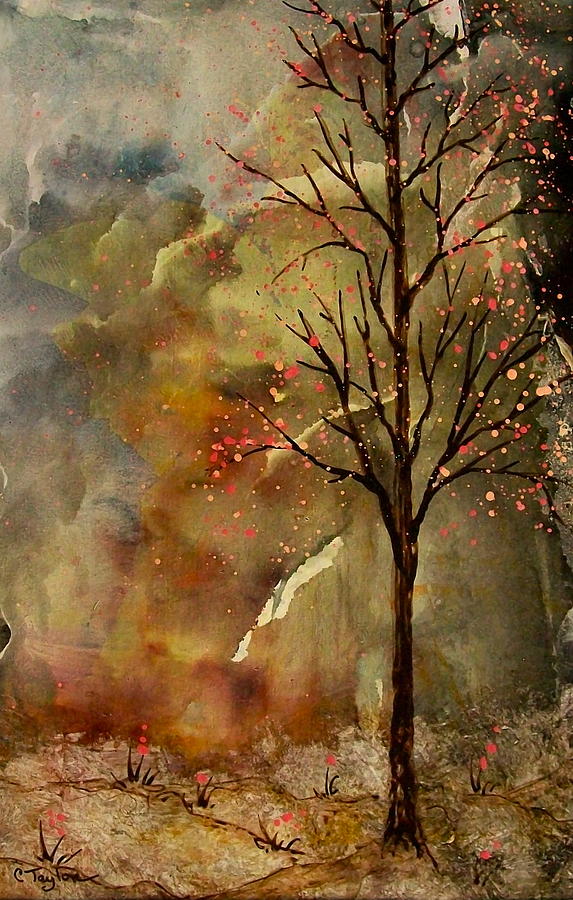 First Spring Painting by Cathy Taylor | Fine Art America