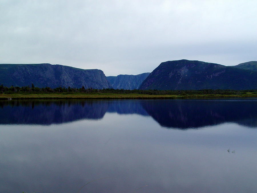 Fjord Reflection Photograph by Robert Lange - Pixels