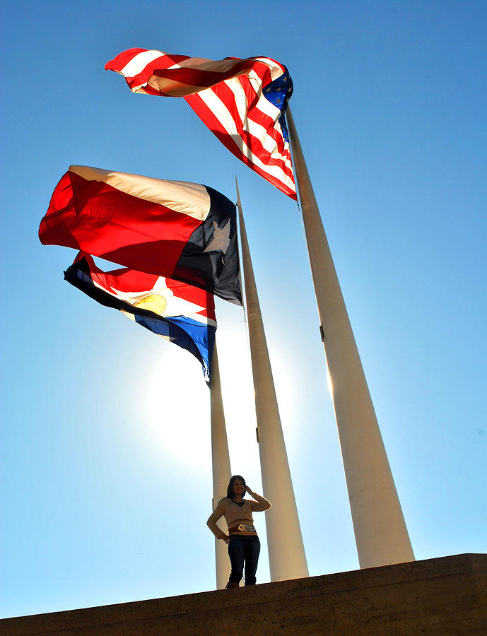 Flags Photograph by Benjamin Kerr - Fine Art America