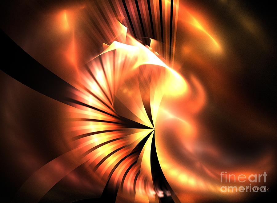 Flare Shell Digital Art by Kim Sy Ok - Fine Art America