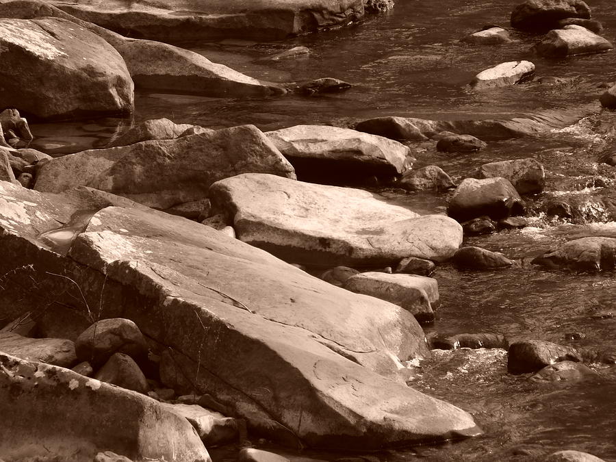 Flat Rocks Photograph by Michael L Kimble - Fine Art America