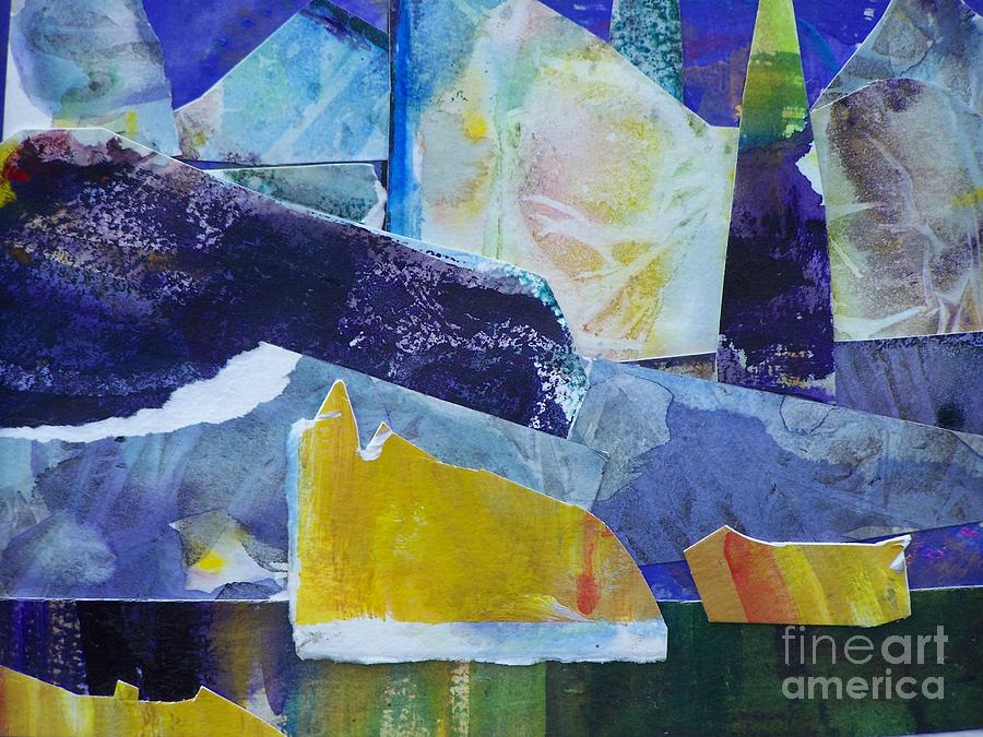 Floating Ice Mixed Media by Nanci Thomas | Fine Art America