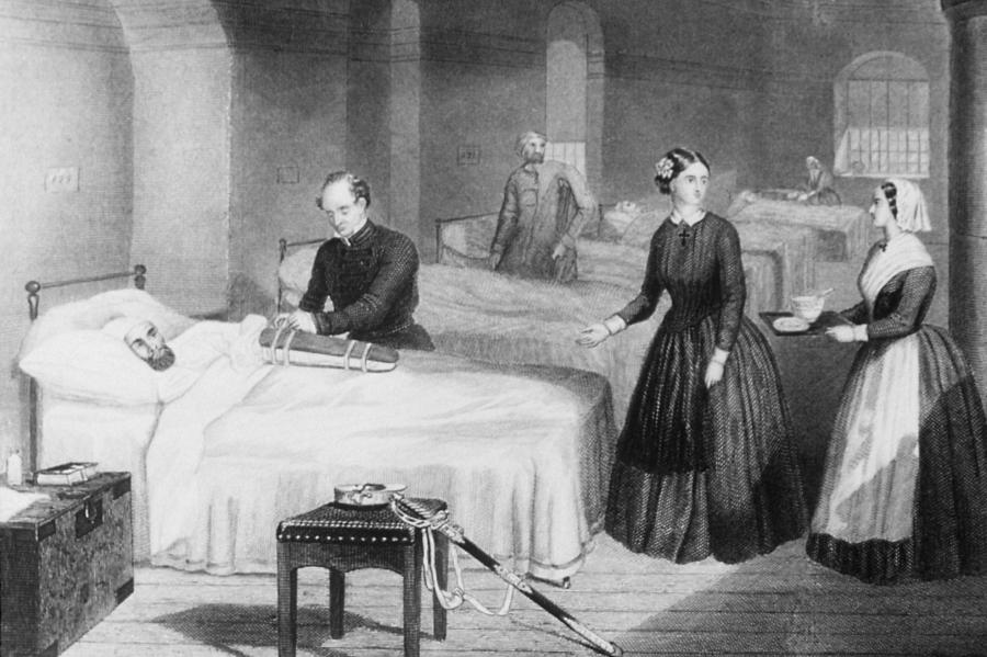 Florence Nightingale In A Military Hospital Photograph by National ...