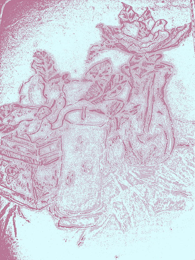 Flower-graph Drawing by Amanda Selmes | Fine Art America