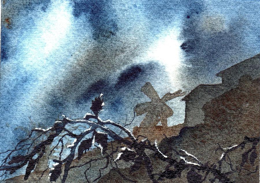 Foreboding Painting by Kari Kryder - Fine Art America