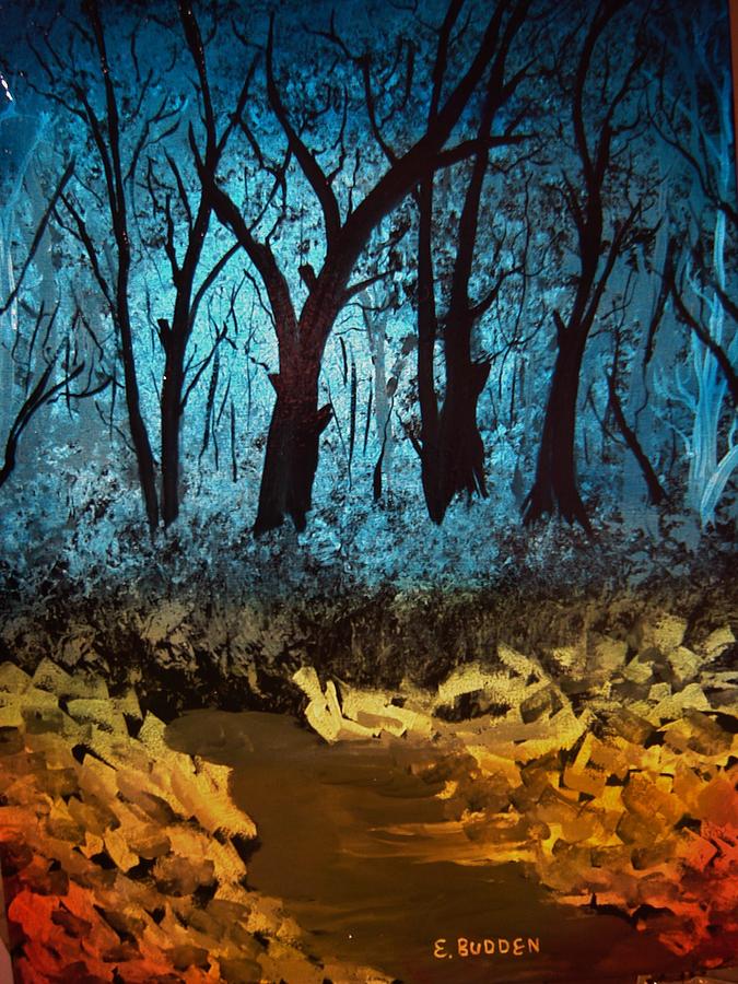 Forest Light Painting by Eugene Budden - Fine Art America