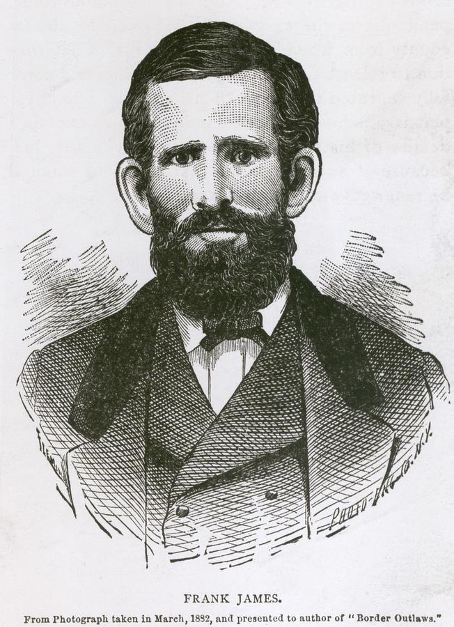 Frank James, Engraving by Everett