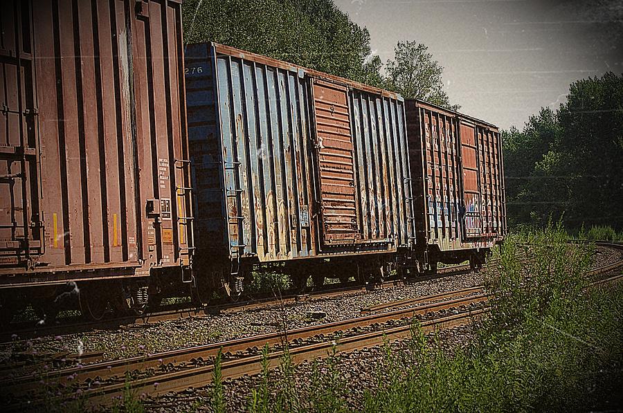 Freight Train Photograph by Mark Marotta - Fine Art America
