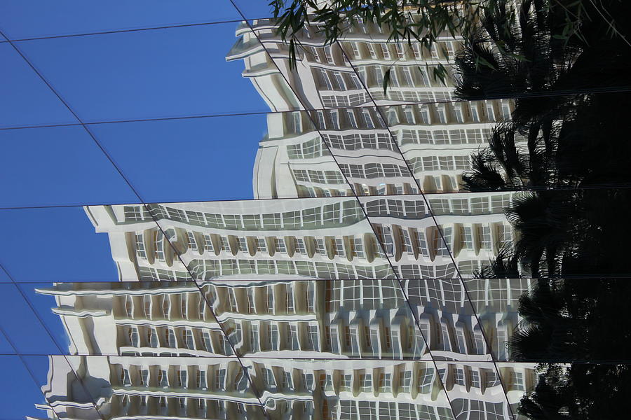Funky Architecture Reflection Photograph by Rebecca Lynn Roby - Pixels