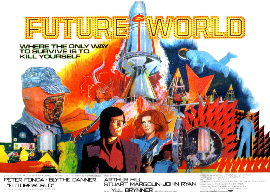 Futureworld, Center, From Left Peter Photograph by Everett - Pixels