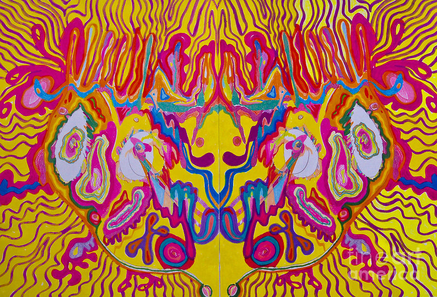 Fuzzy 2 Mixed Media by Bill Davis - Fine Art America