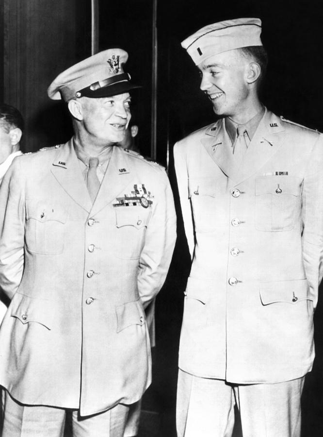 General Dwight Eisenhower Smiles by Everett