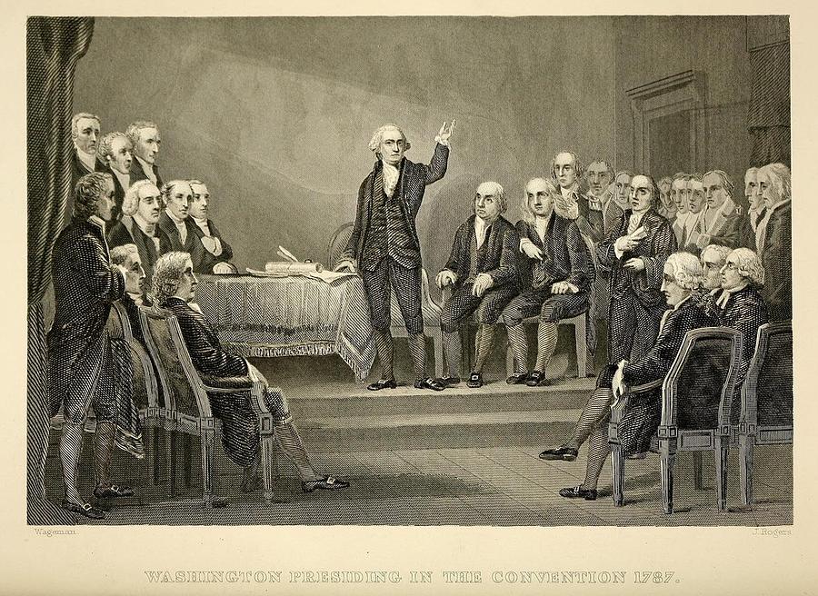 George Washington Presiding Photograph by Everett - Pixels
