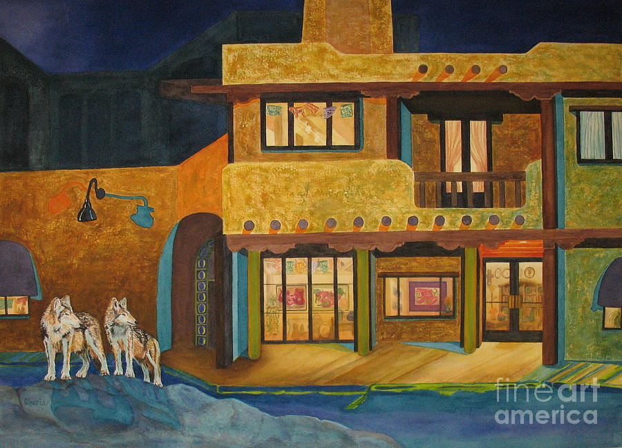 Ghost Wolves Painting by Vikki Wicks - Fine Art America
