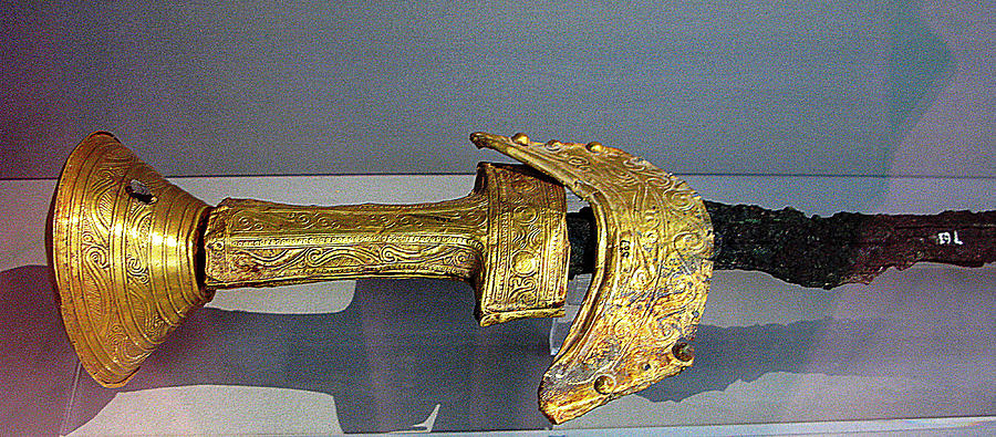 Gold- handle sword Photograph by Andonis Katanos - Fine Art America