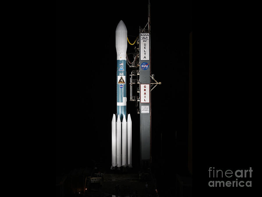 Grail Spacecraft On Launch Pad Photograph by NASA/Science Source | Pixels