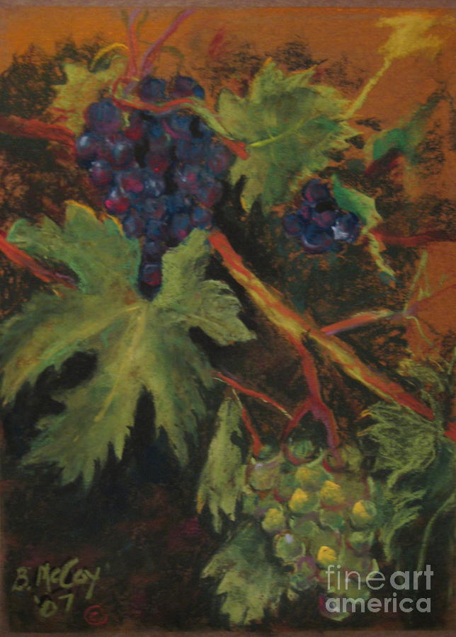 Grapes Painting by Brian McCoy | Fine Art America