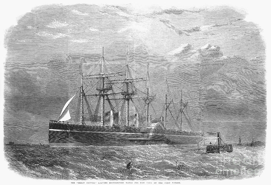 Great Eastern, 1860 Photograph by Granger - Pixels