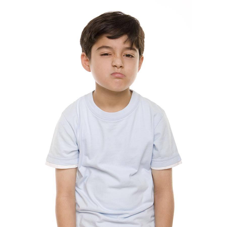 Grumpy Boy by Science Photo Library