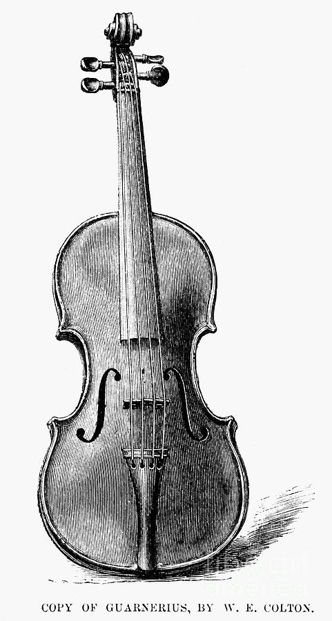 Guarnerius Violin Photograph by Granger - Fine Art America