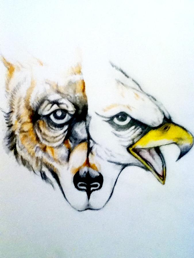 Half Creatures Drawing by Pranoy Roy - Fine Art America