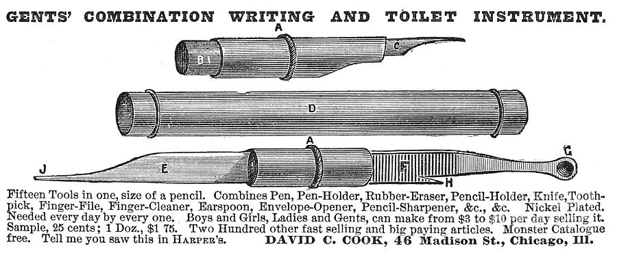 Handwriting: Instruments Photograph by Granger - Pixels