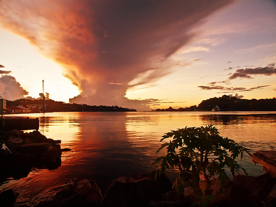 Harbour Sunset Photograph by Daniel Marcion - Fine Art America